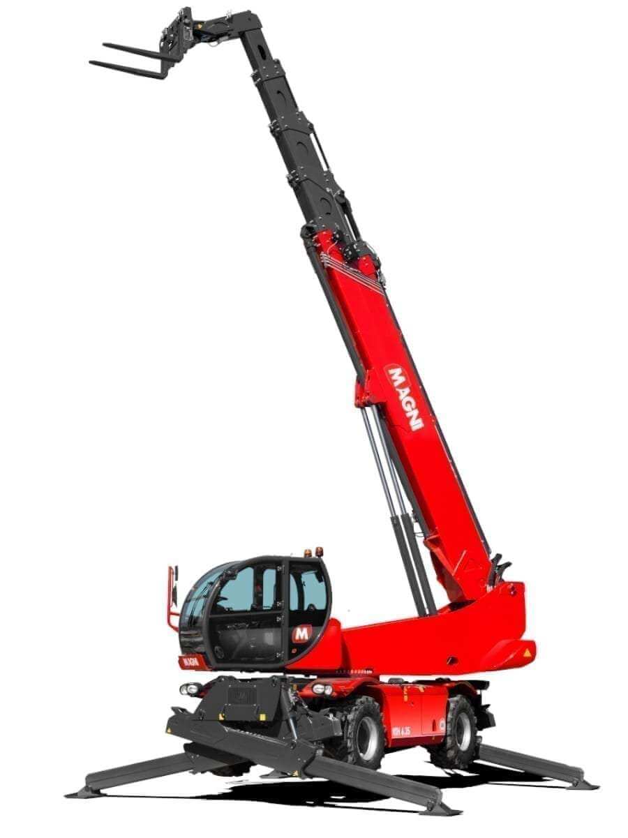 Rent a rotating telehandler | 6.0 t 35 m | Magni RTH6.35 | Diesel